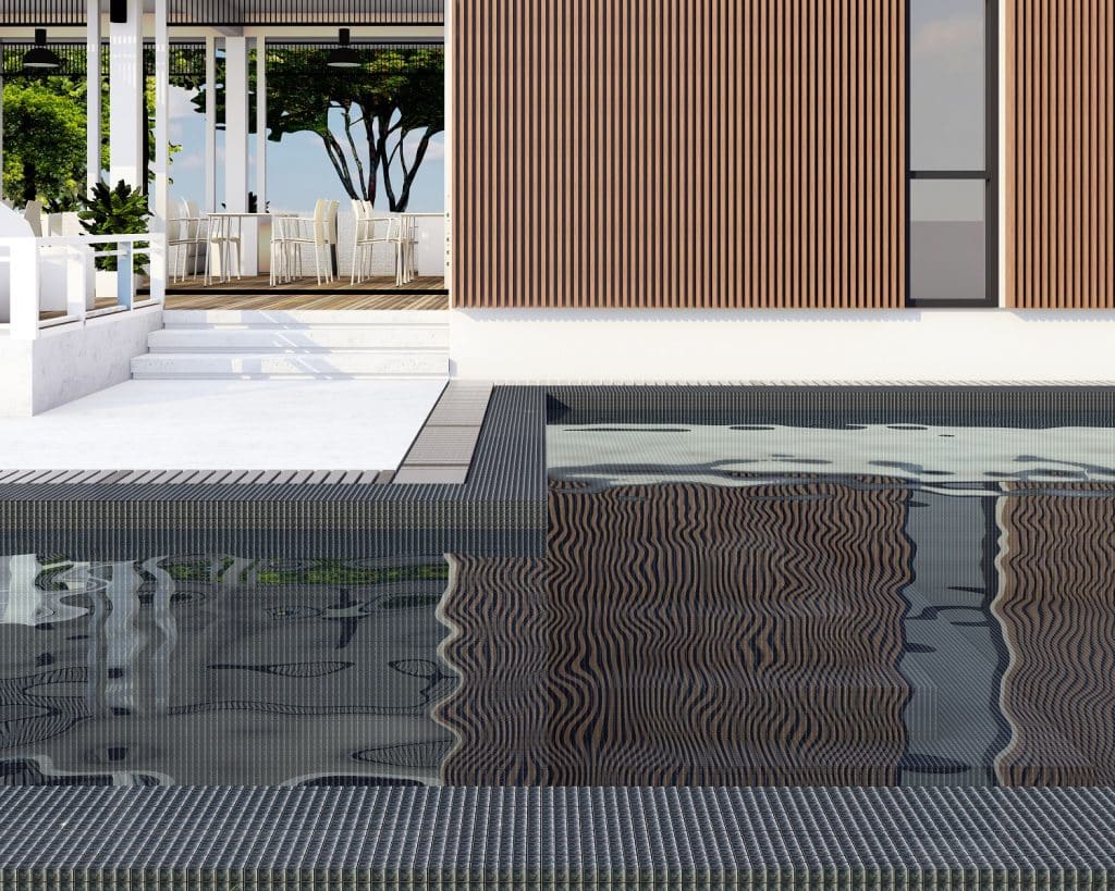 Paradise Glass Pool Mosaic - Bay Ceramic Tiles
